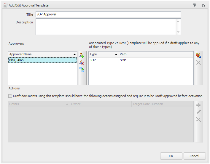Submitting a Document for approval – Quality Management (Professional)