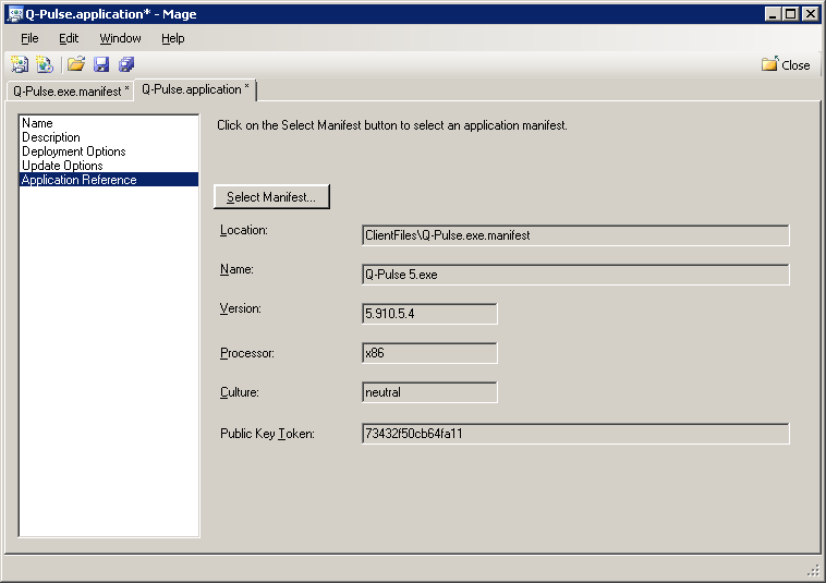 Performing a Client Update Using ClickOnce – Quality Management ...