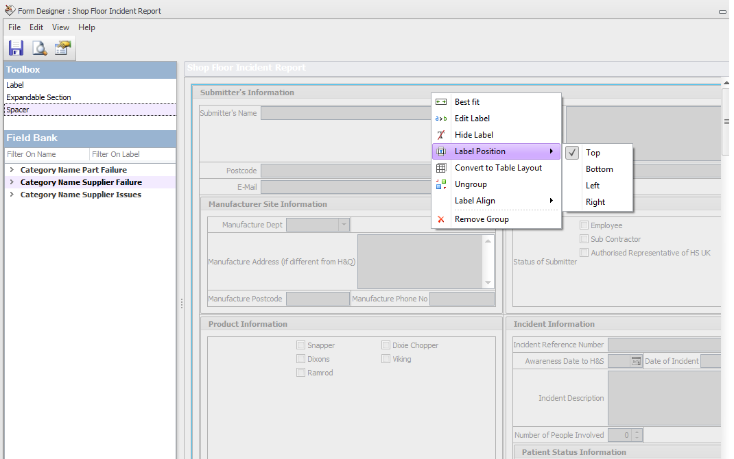 How To Use The Ideagen Quality Management Occurrence Form Design ...