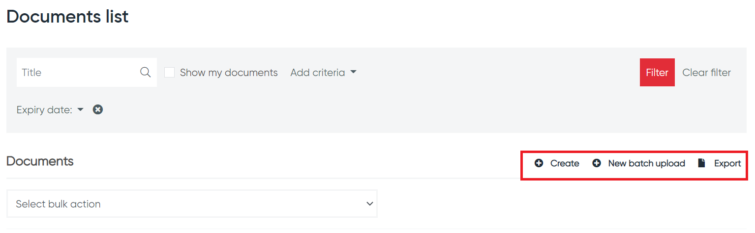 How to View the Document List – Quality Management (Professional)