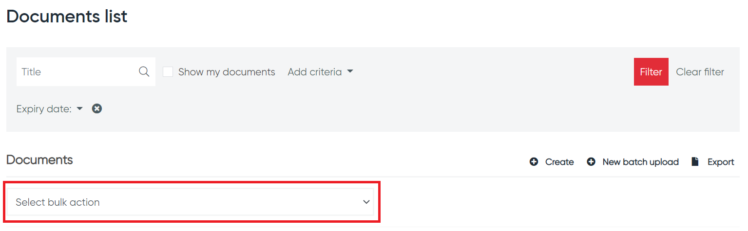 How to View the Document List – Quality Management (Professional)