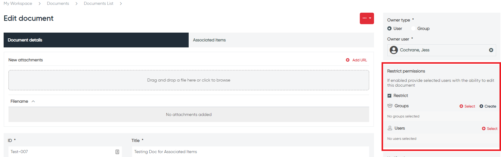 How to Edit a Document – Quality Management (Professional)