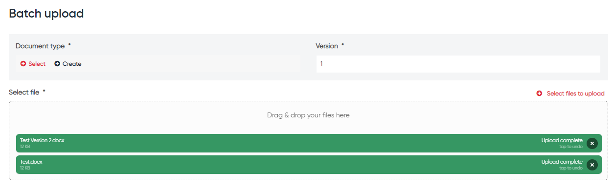 How to Upload Documents – Quality Management (Professional)